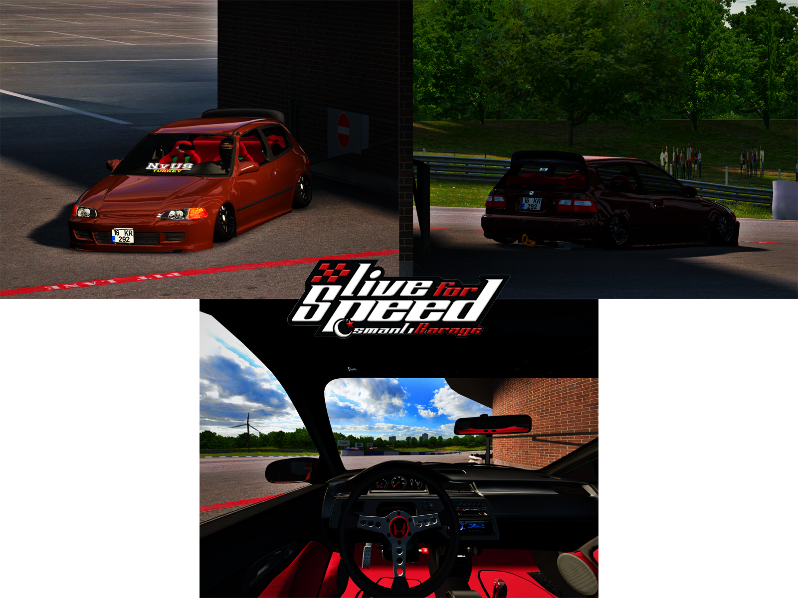 LFS Honda Civic EG6 - OsmanliGarage.Com