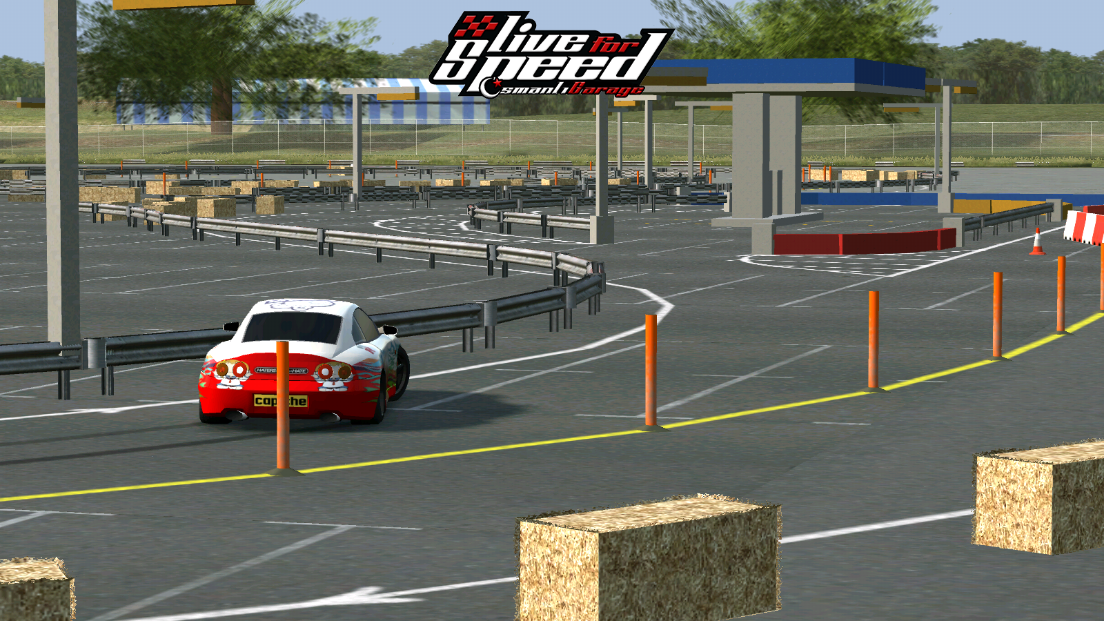 LFS AutoCross Touge Traffic Layout - OsmanliGarage.Com