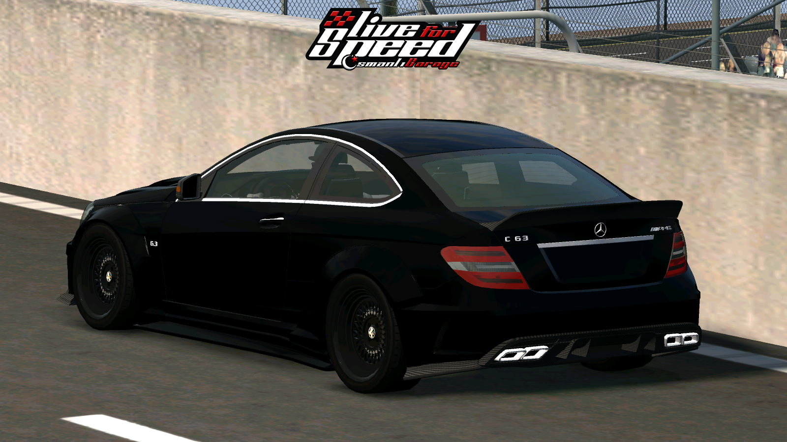 LFS Mercedes-Benz C63 AMG Liberty Walk - OsmanliGarage.Com